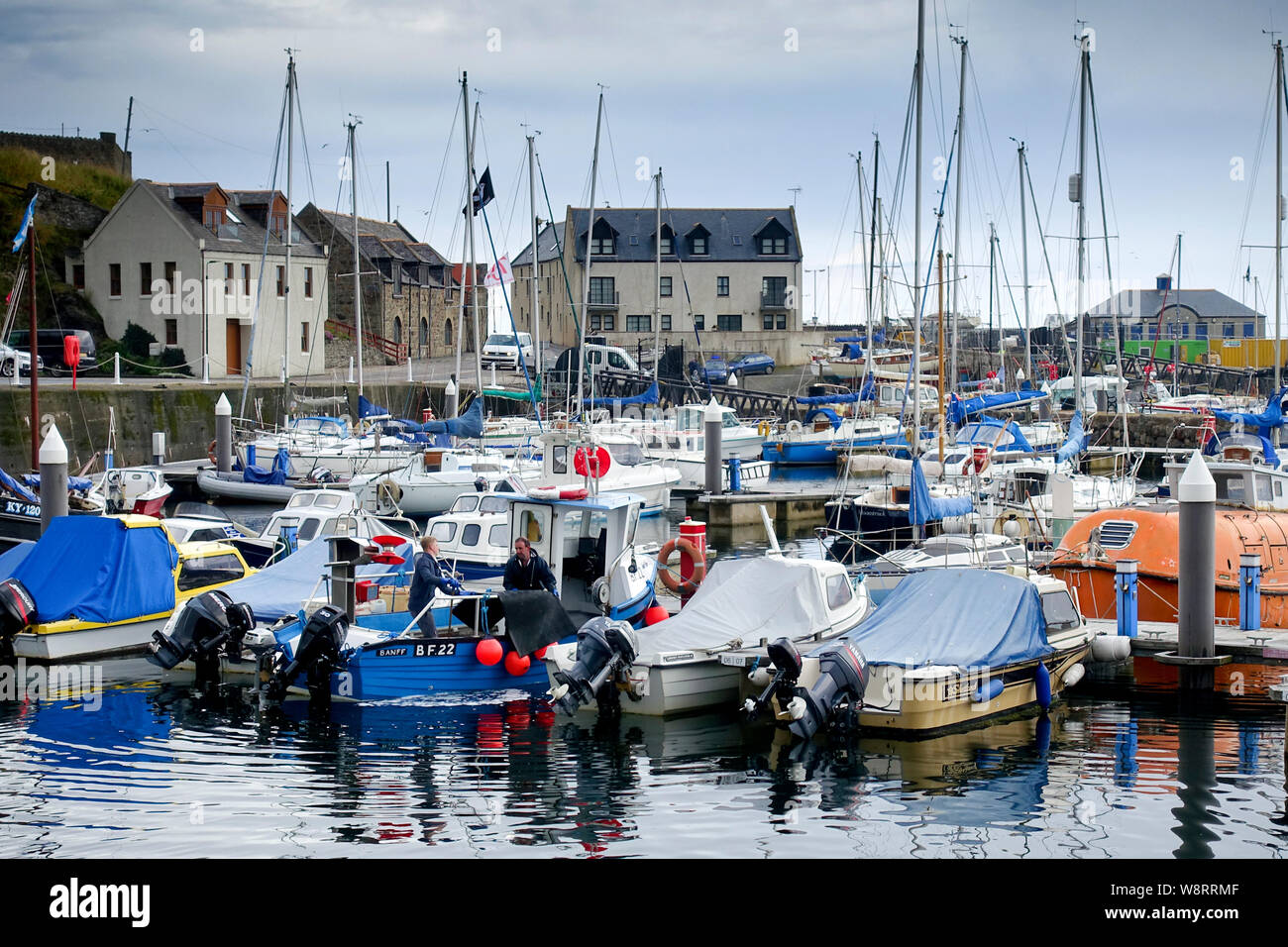 Banff harbour marina hi-res stock photography and images - Alamy