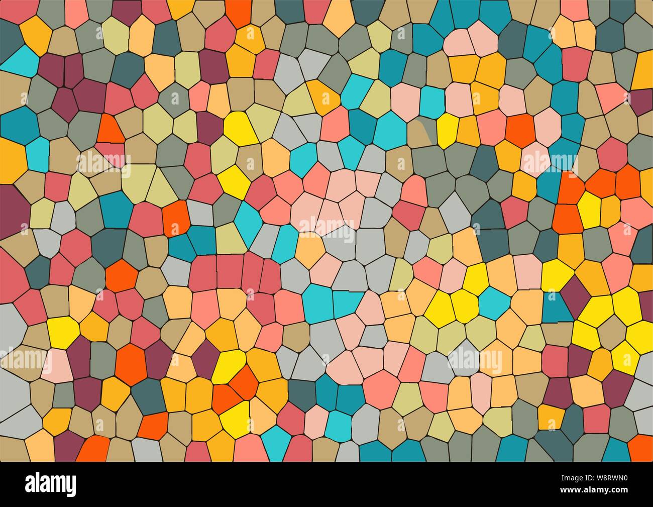 Abstract mosaic pattern. Modern random colors. Ideal for textiles ...