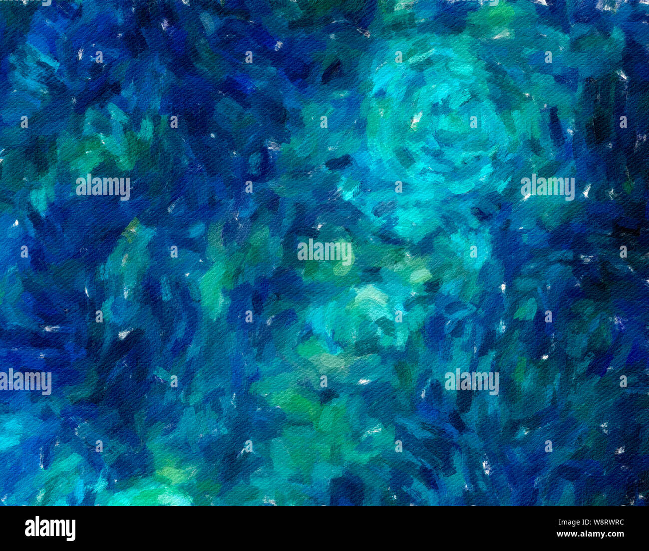Abstract texture background. Digital painting in Vincent Van Gogh style ...