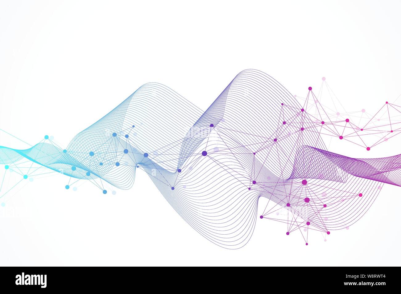 Expansion of life. Colorful explosion background with connected line ...