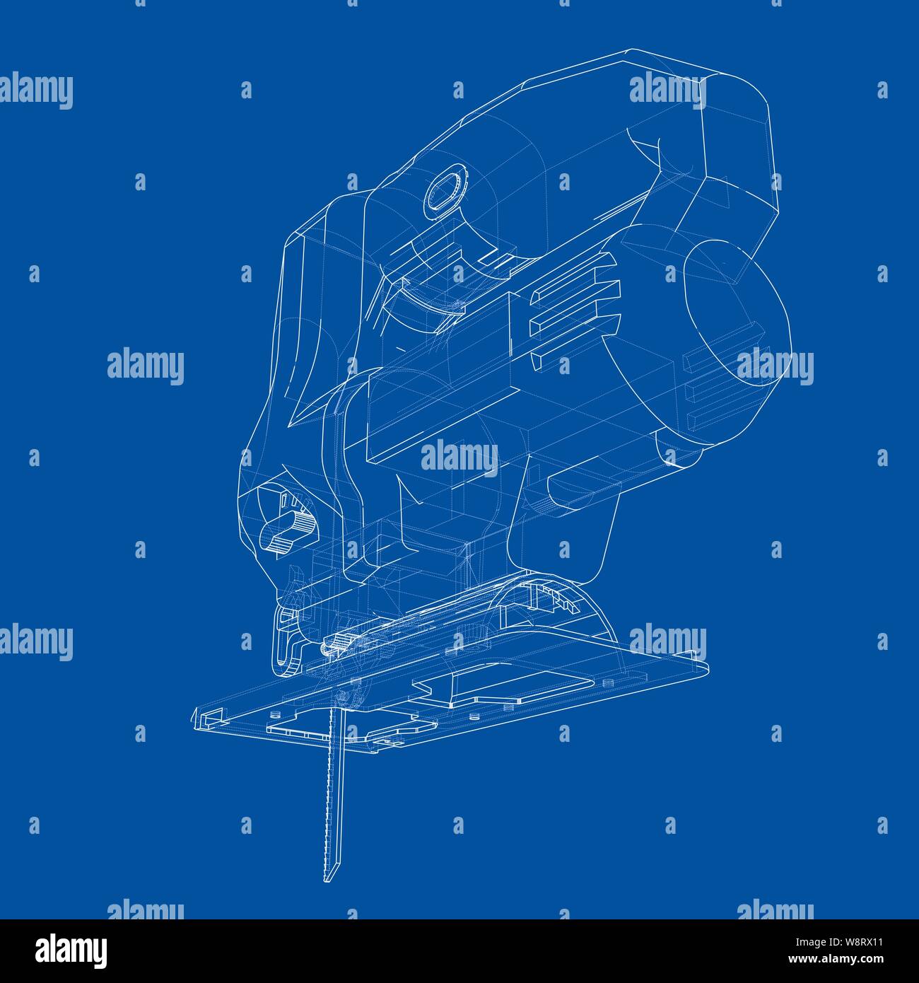 Outline Jig saw. Vector Stock Vector Image & Art - Alamy