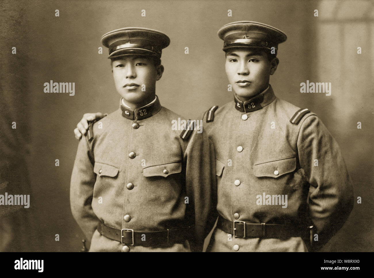 [ 1930s Japan - Japanese Soldiers ] — Uniformed Japanese soldiers. 20th ...