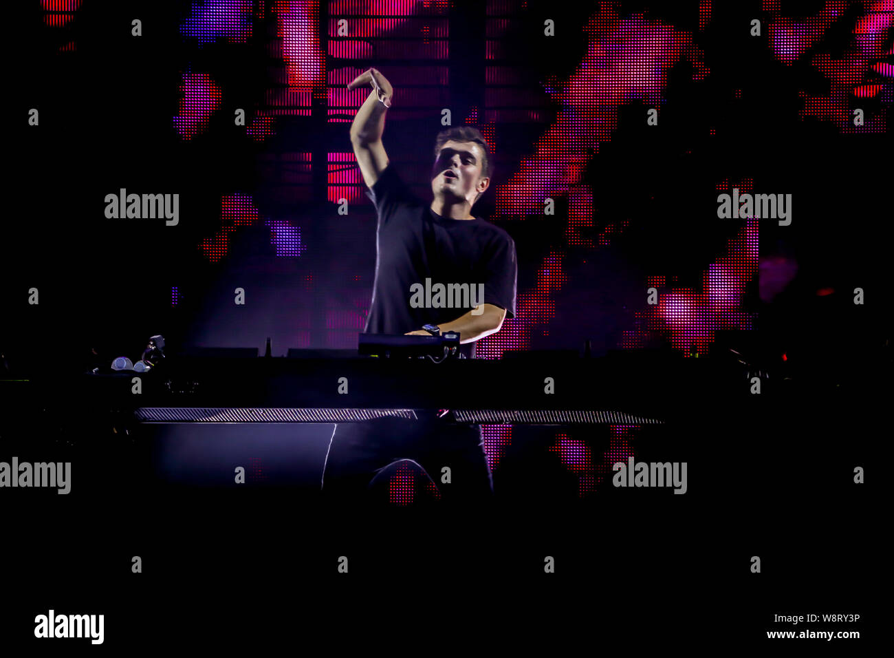 Budapest, Hungary. 09th Aug, 2019. The Dutch DJ and producer, Martin ...