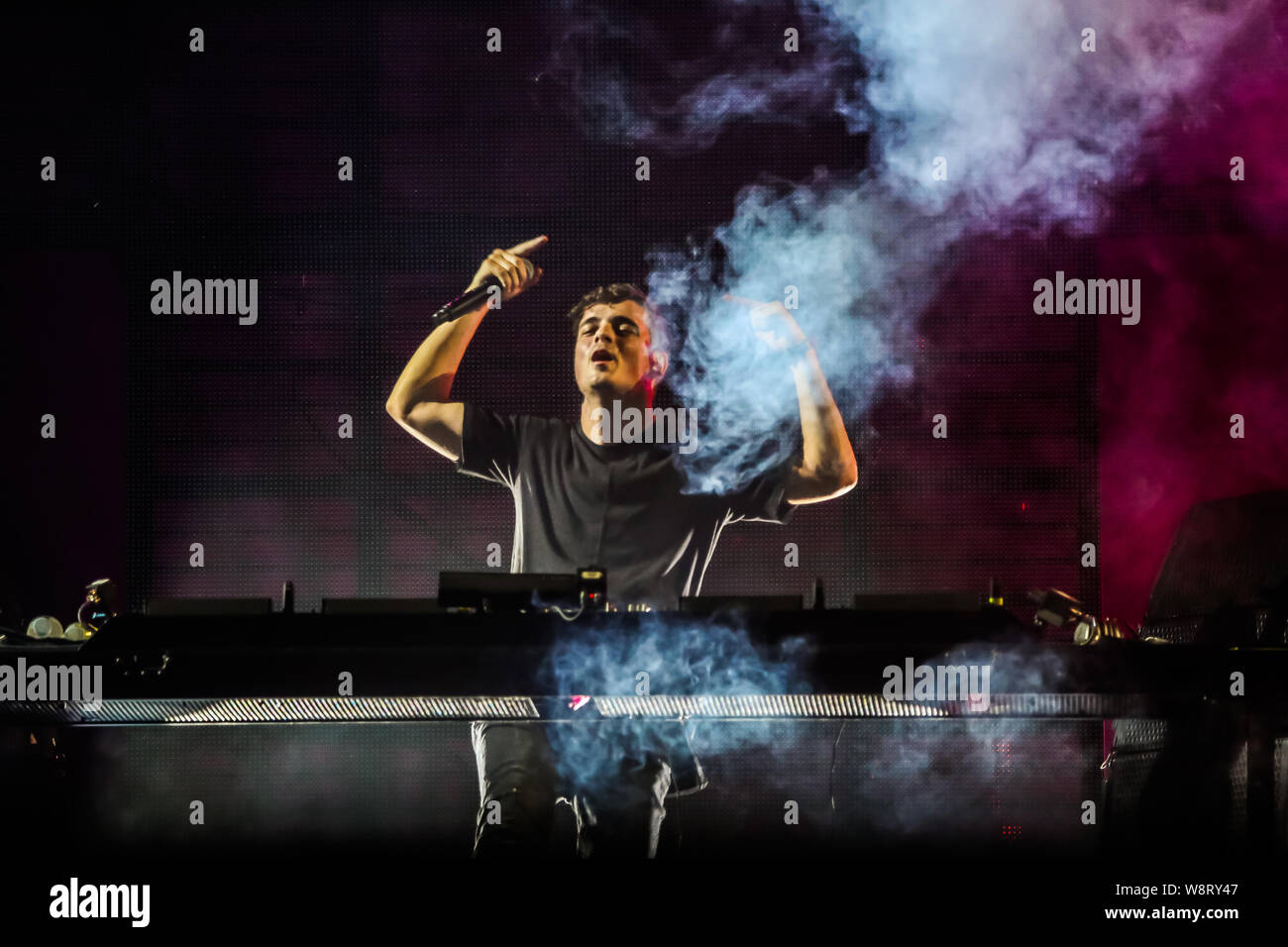 Budapest, Hungary. 09th Aug, 2019. The Dutch DJ and producer, Martin ...