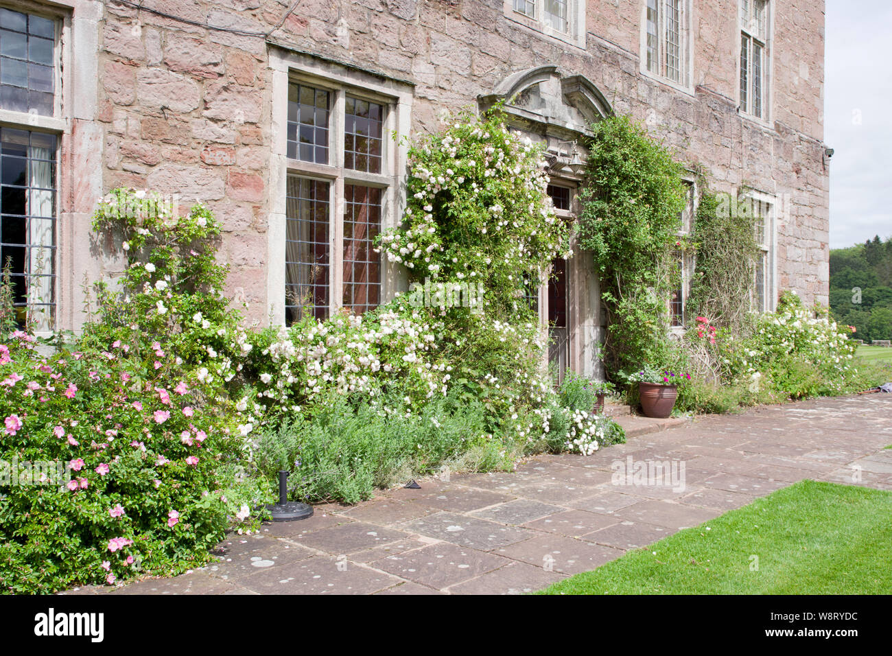 Askham Hall entrance Stock Photo - Alamy