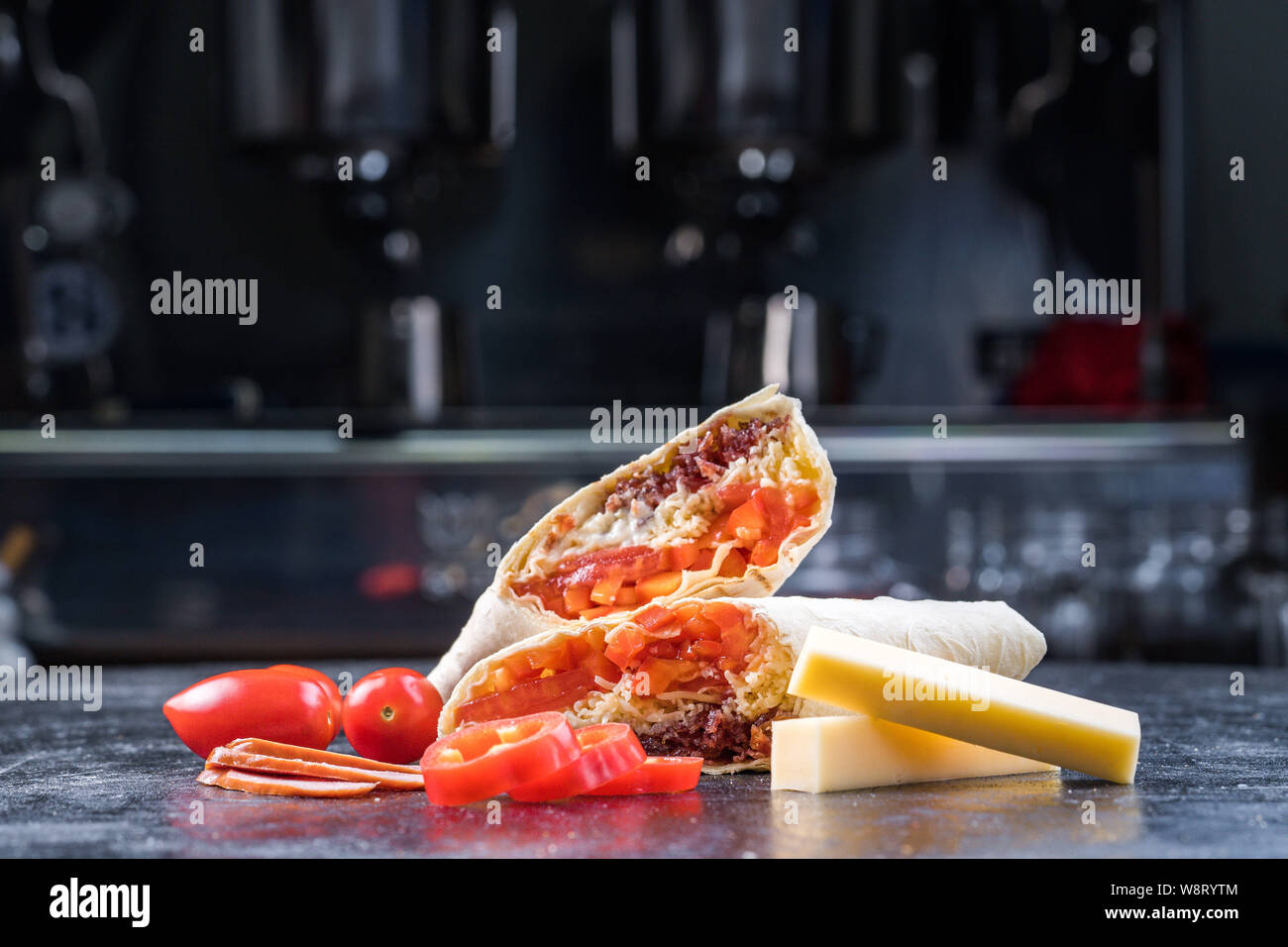 Shawarma sandwich gyroscope fresh hi-res stock photography and images ...