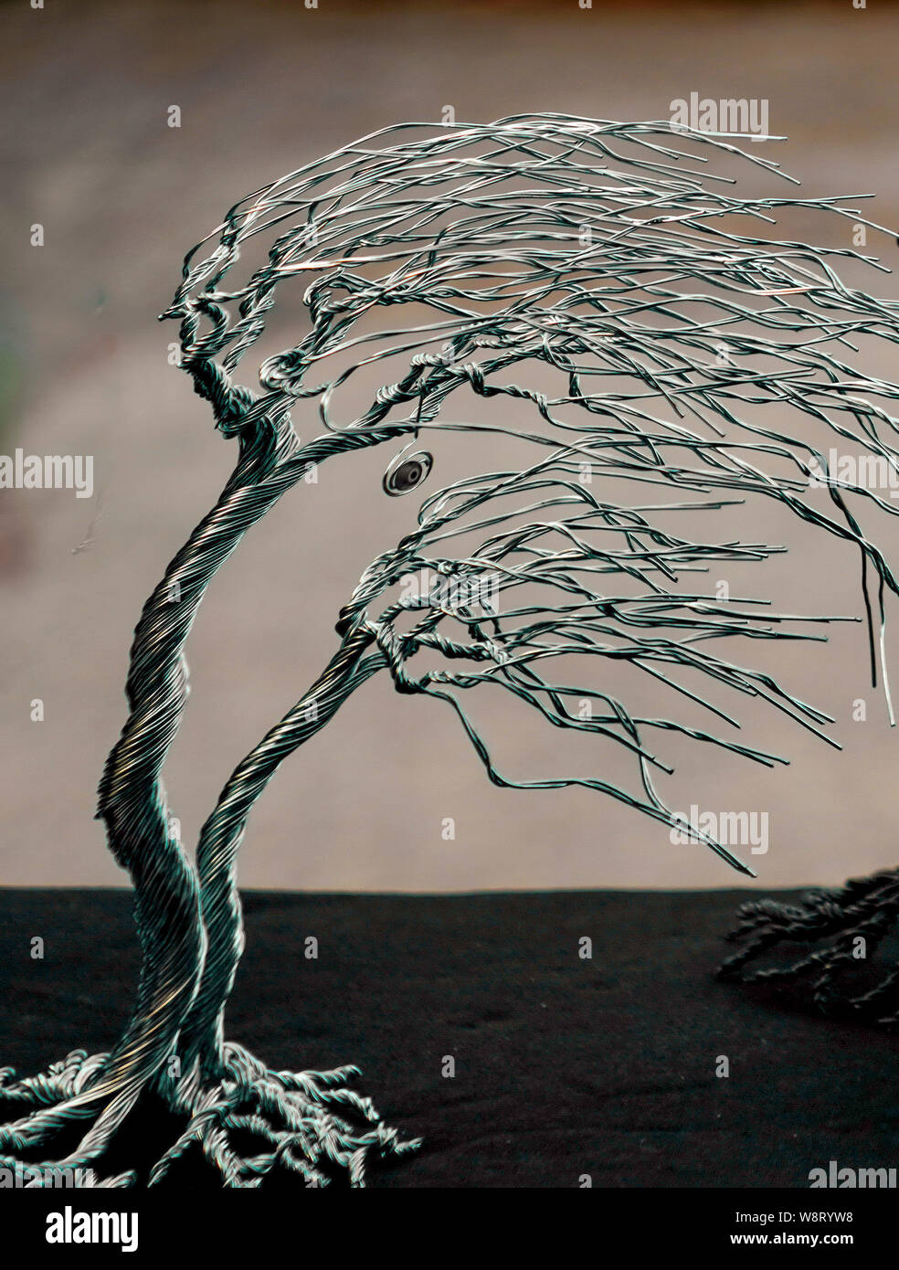 Metal tree artwork Stock Photo - Alamy