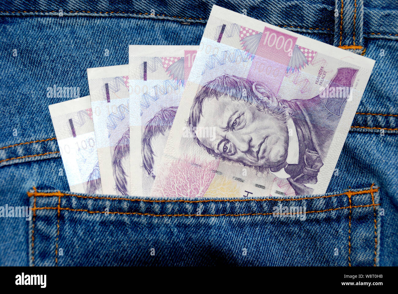 Czech banknotes hi-res stock photography and images - Alamy
