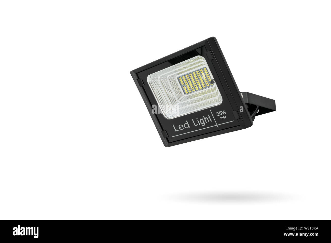 LED sport light for solar energy on white background Stock Photo - Alamy