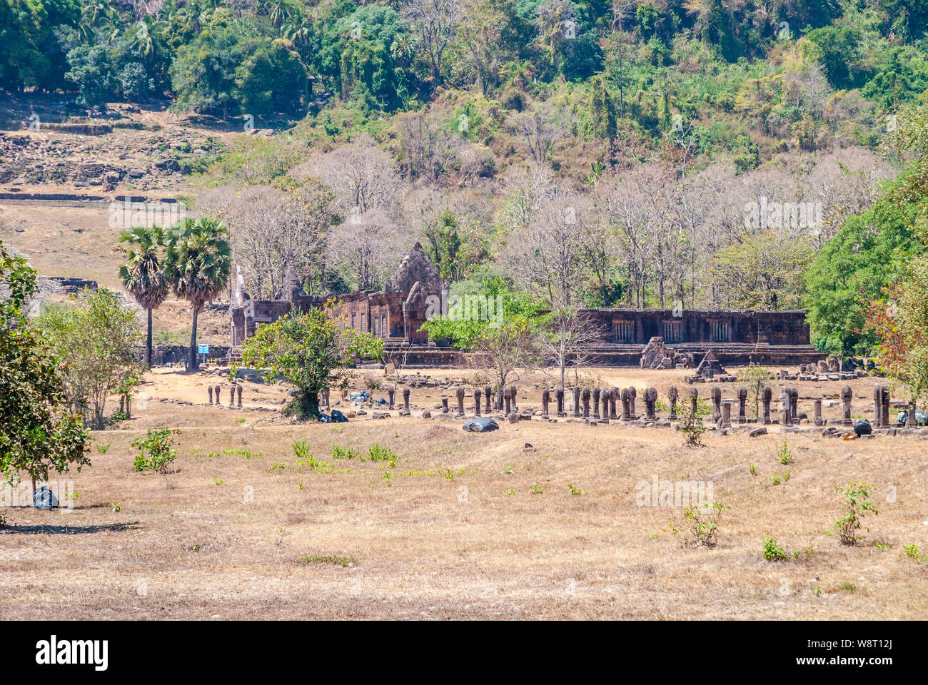 Wat Phou temple in Southern Laos Stock Photo - Alamy