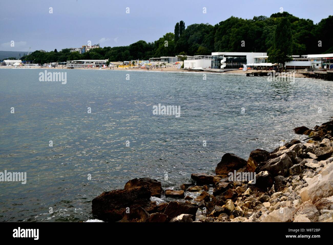 Beach- Sea garden Park in VARNA- Black Sea - BULGARIA Stock Photo - Alamy