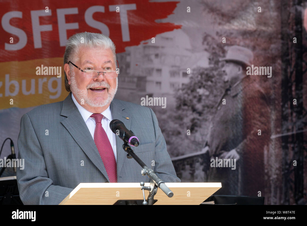 Schwarzburg, Germany. 11th Aug, 2019. Kurt Beck (SPD), Chairman of the ...