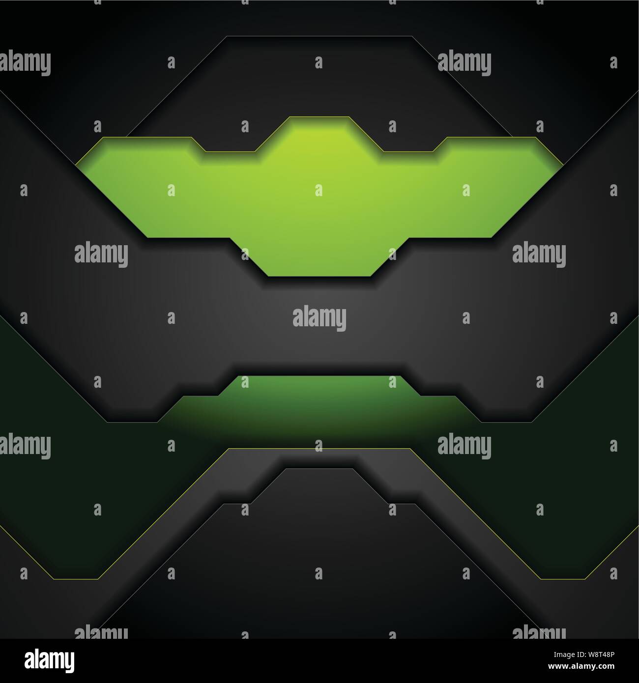 Green black technology concept abstract background. Vector corporate ...