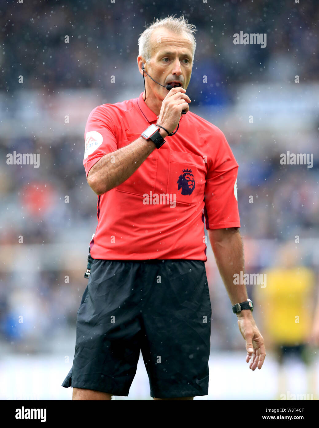 Referee Martin Atkinson during the Premier League match at St James ...