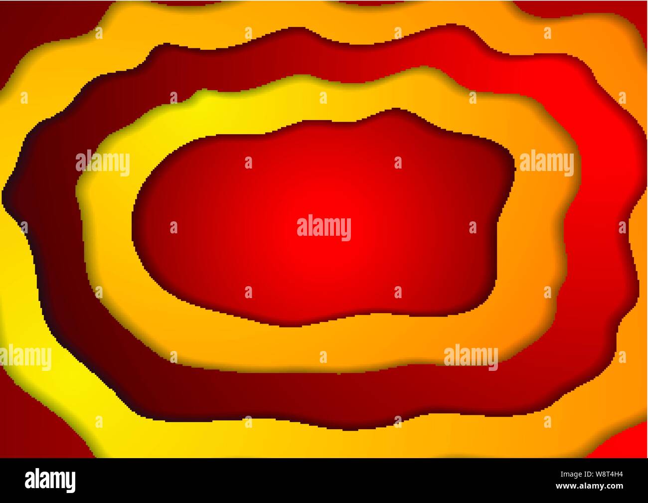 Red and orange abstract wavy corporate vector background Stock Vector ...