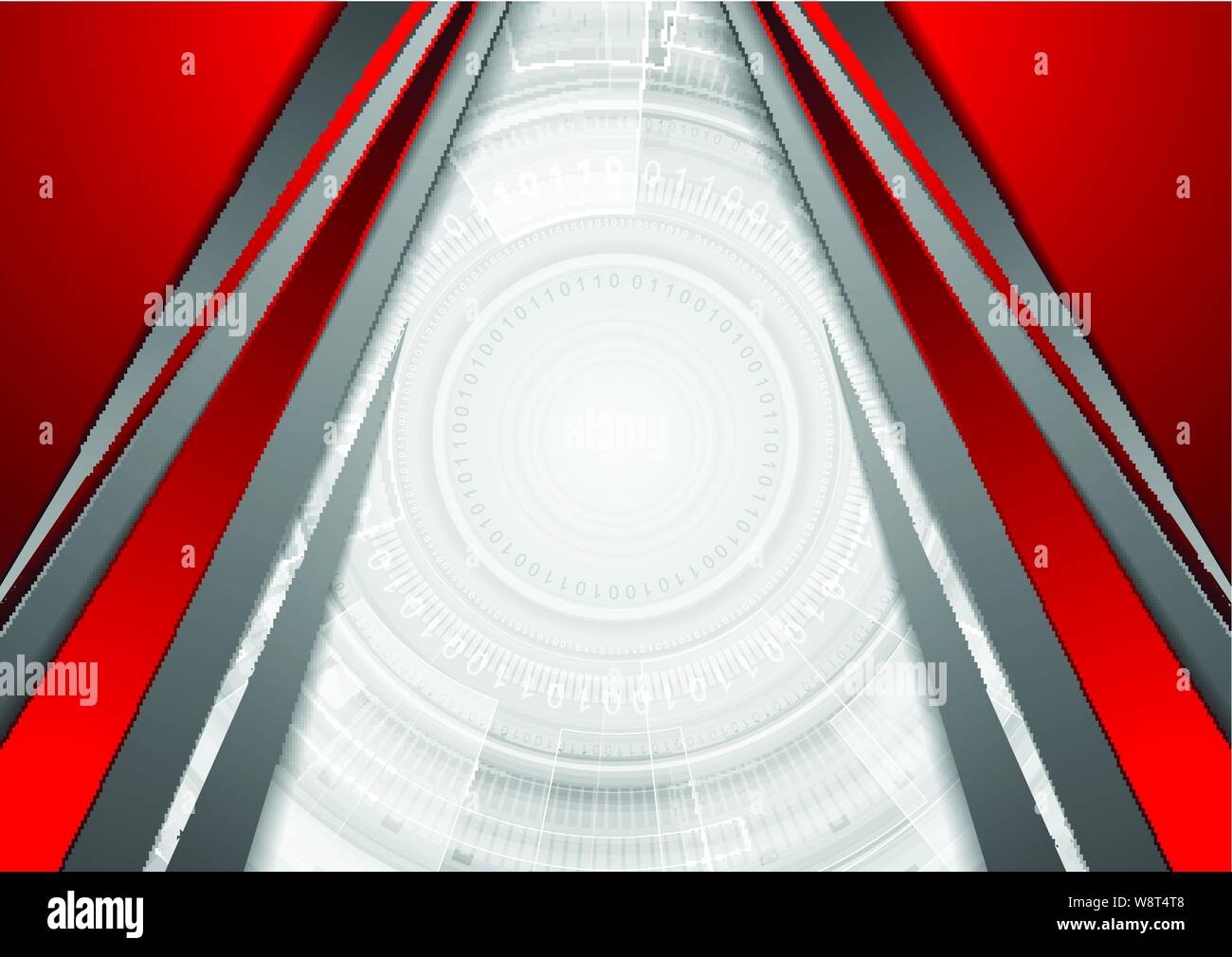 Red and grey concept abstract technology background. Corporate vector ...