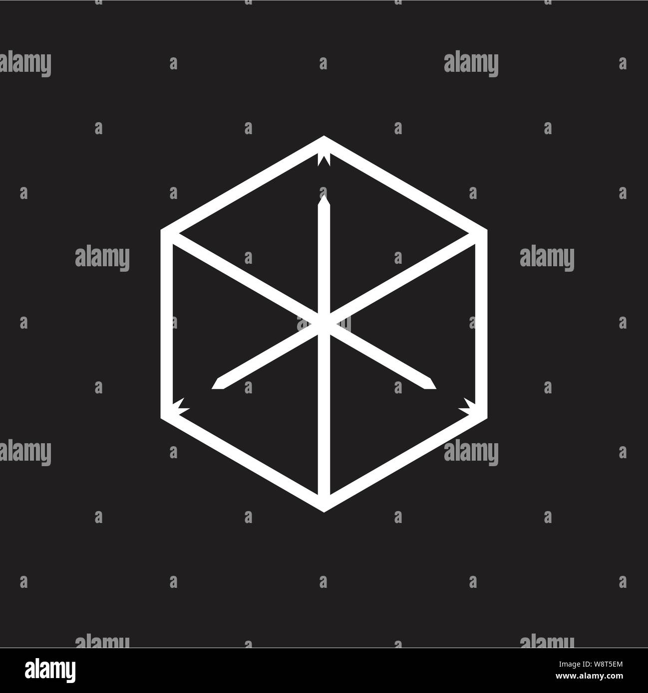 simple clear logo icon source for your business vector Stock Vector ...