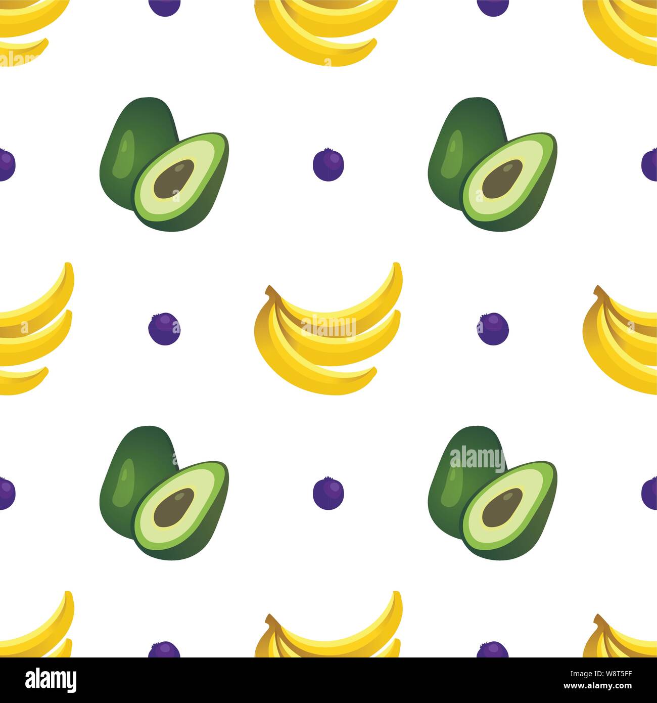 Food background cut fruits Stock Vector Images - Alamy