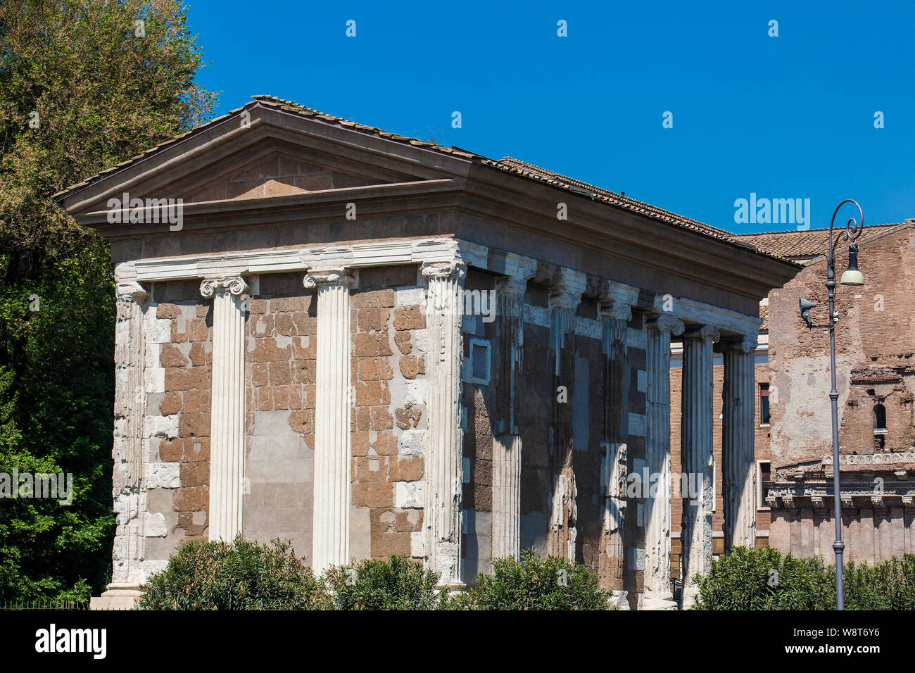 Temple of portunus hi-res stock photography and images - Alamy