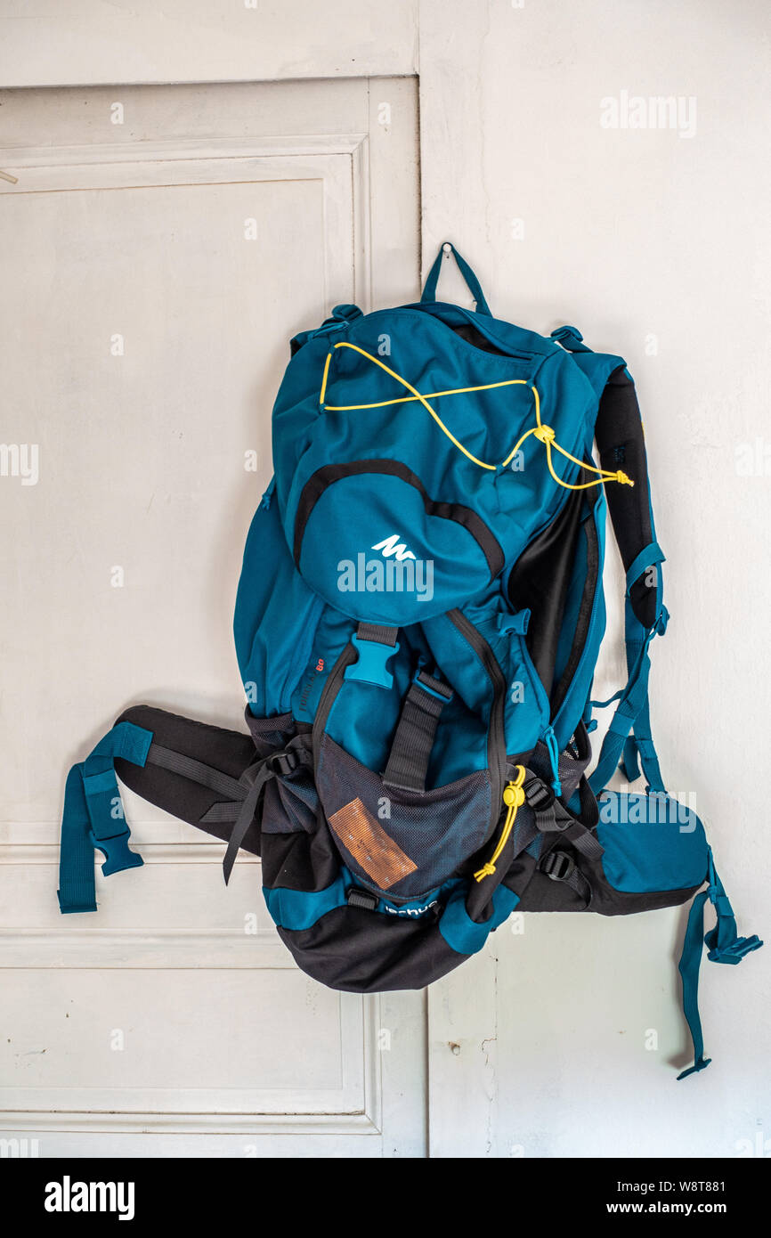 Pack hanging hi-res stock photography and images - Alamy