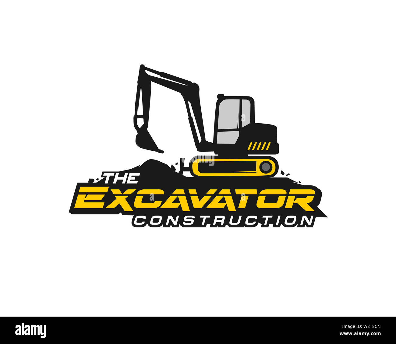 Excavator logo template vector. Heavy equipment logo vector for ...