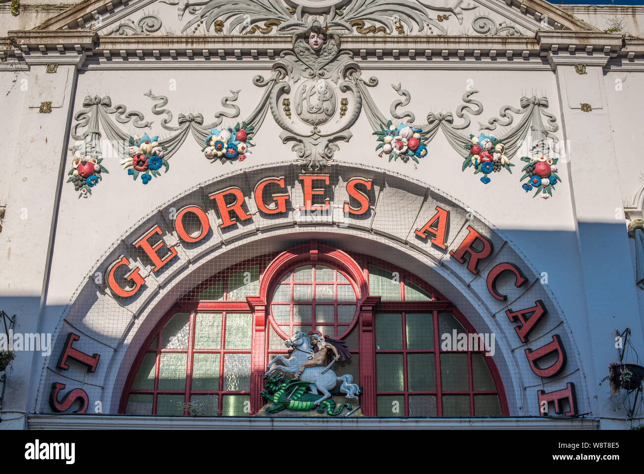 Entrance to St George's Arcade, built in 1912 as a cinema (second ...