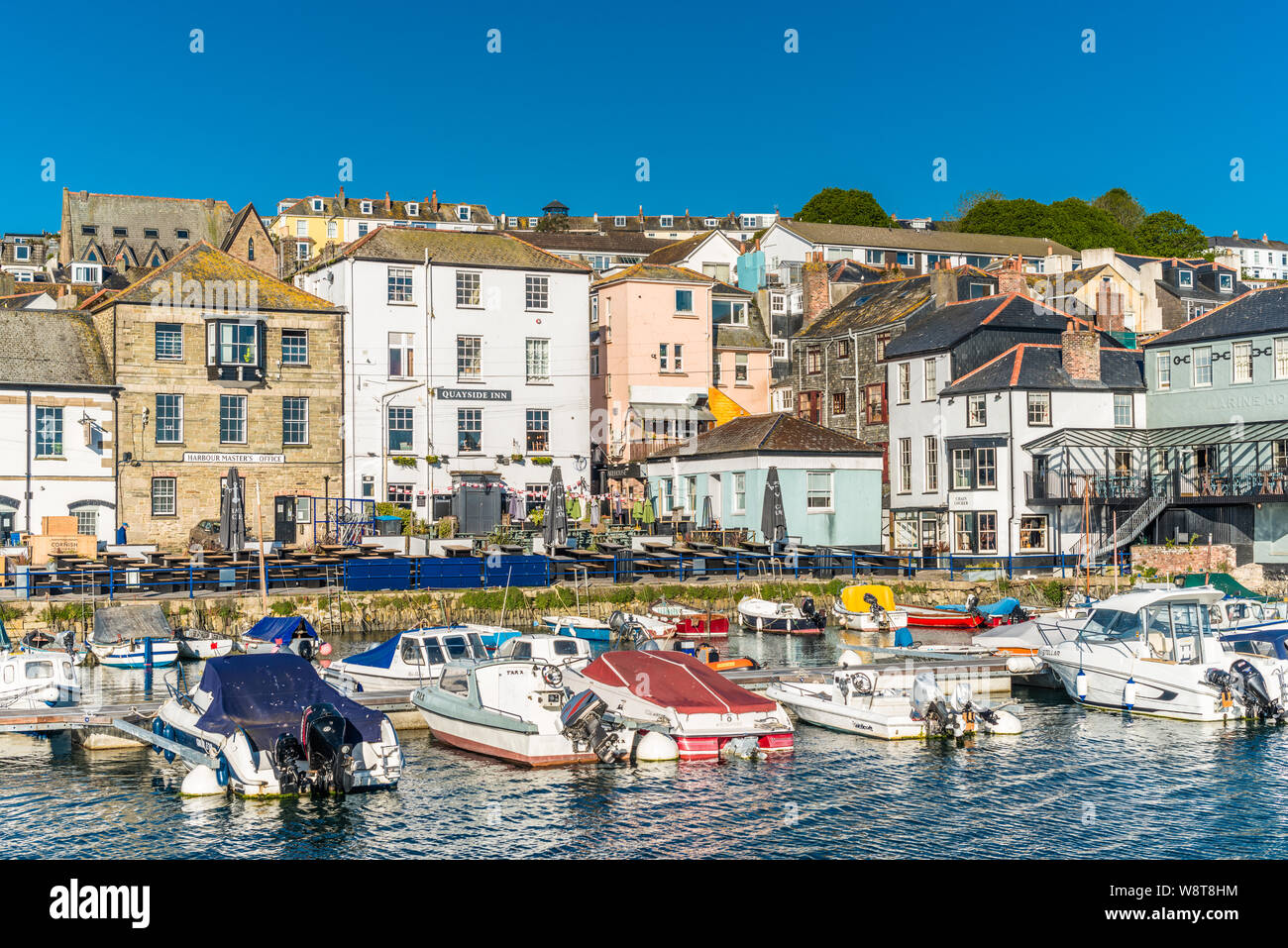 Custom House Quay in Falmouth. Cornwall, England, UK Stock Photo - Alamy