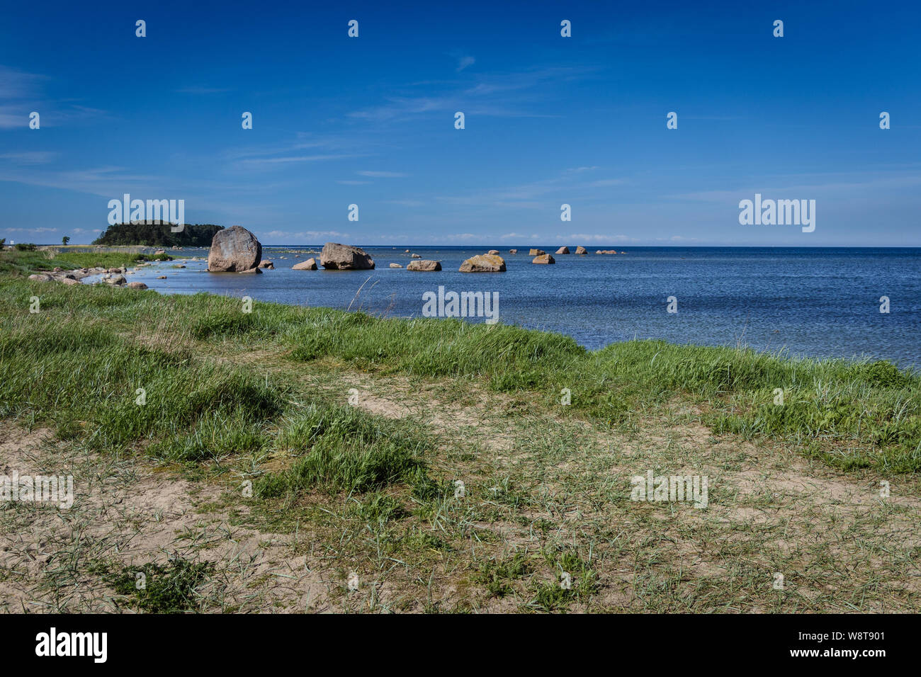 At the estonian coast in spring Stock Photo - Alamy