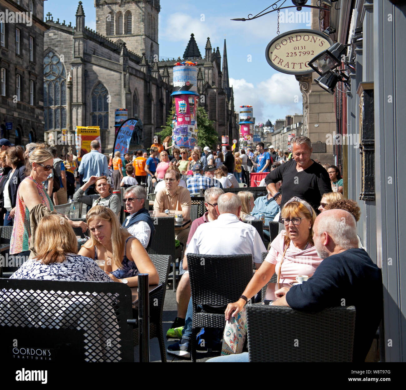 Gordon's Trattoria, High, Street, Royal MIle, Edinburgh, Scotland, UK ...