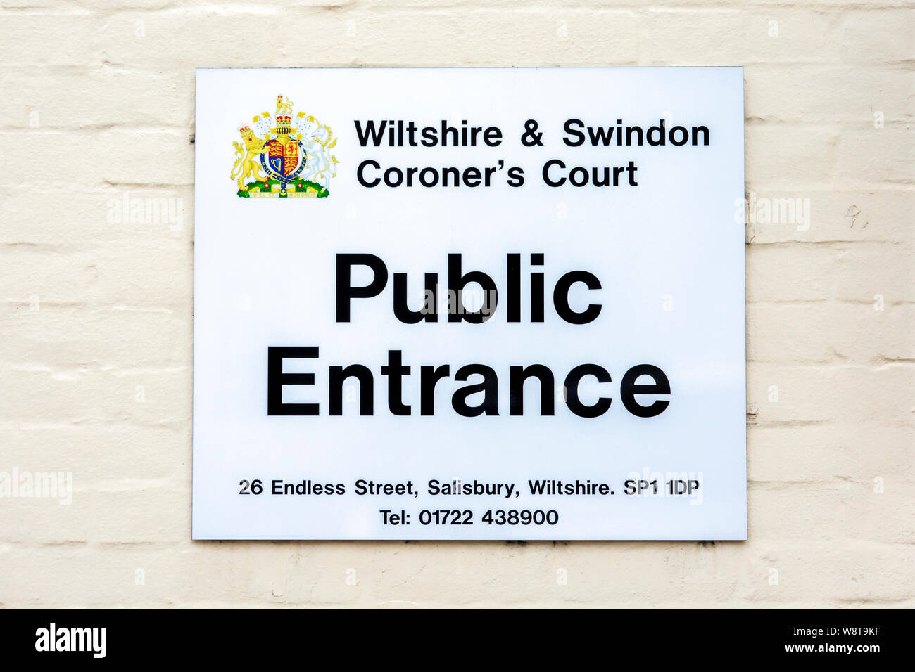 Coroners Court Sign High Resolution Stock Photography and Images - Alamy