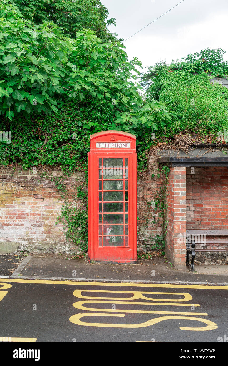 Empty telephone box hi-res stock photography and images - Alamy