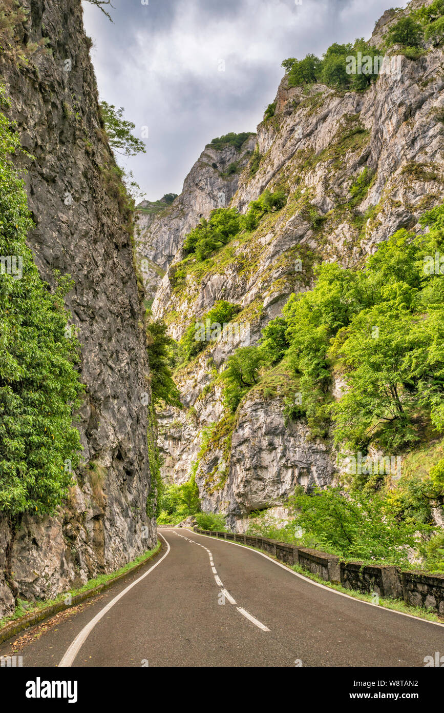 Desfiladero de Beyos (Los Beyos Defile), Picos de Europa, Ponga Natural ...