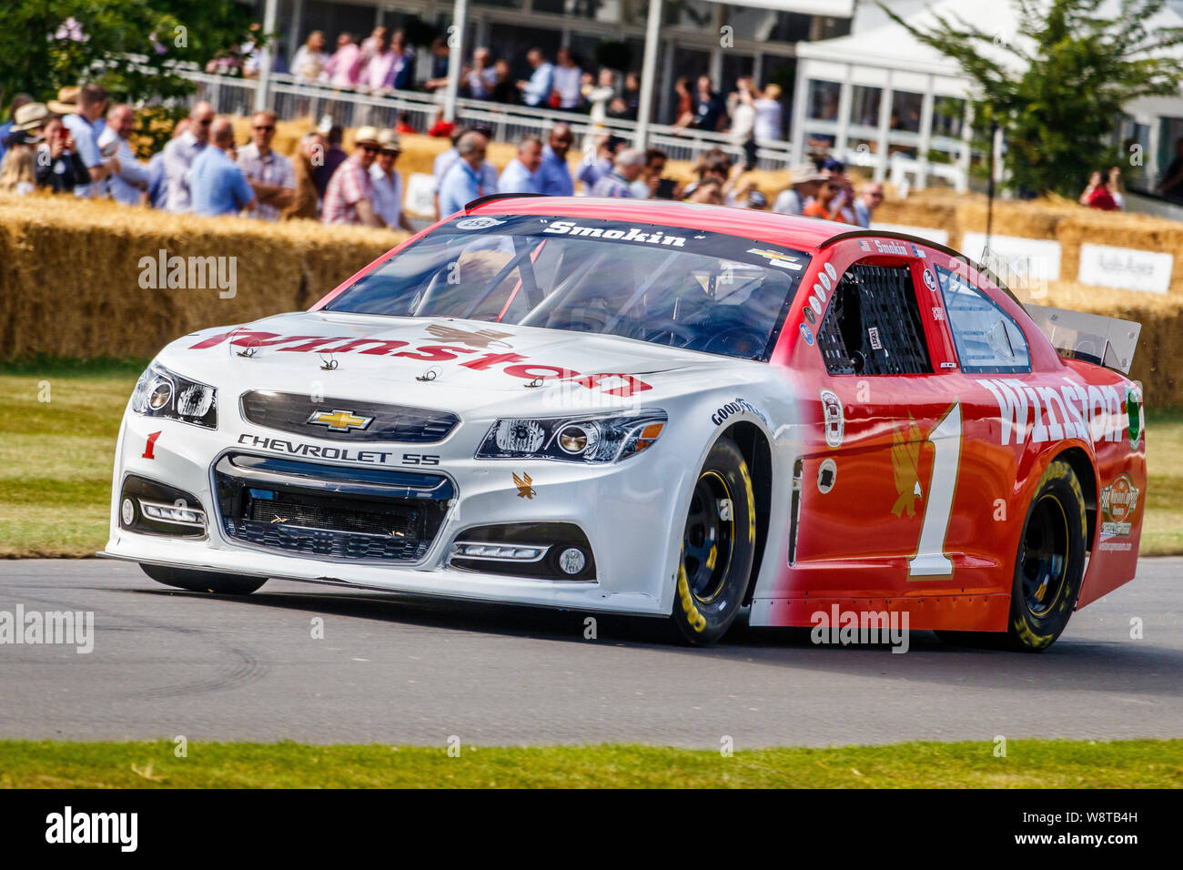 2016 Chevrolet SS NASCAR with driver Will Spencer at the 2019 Goodwood ...