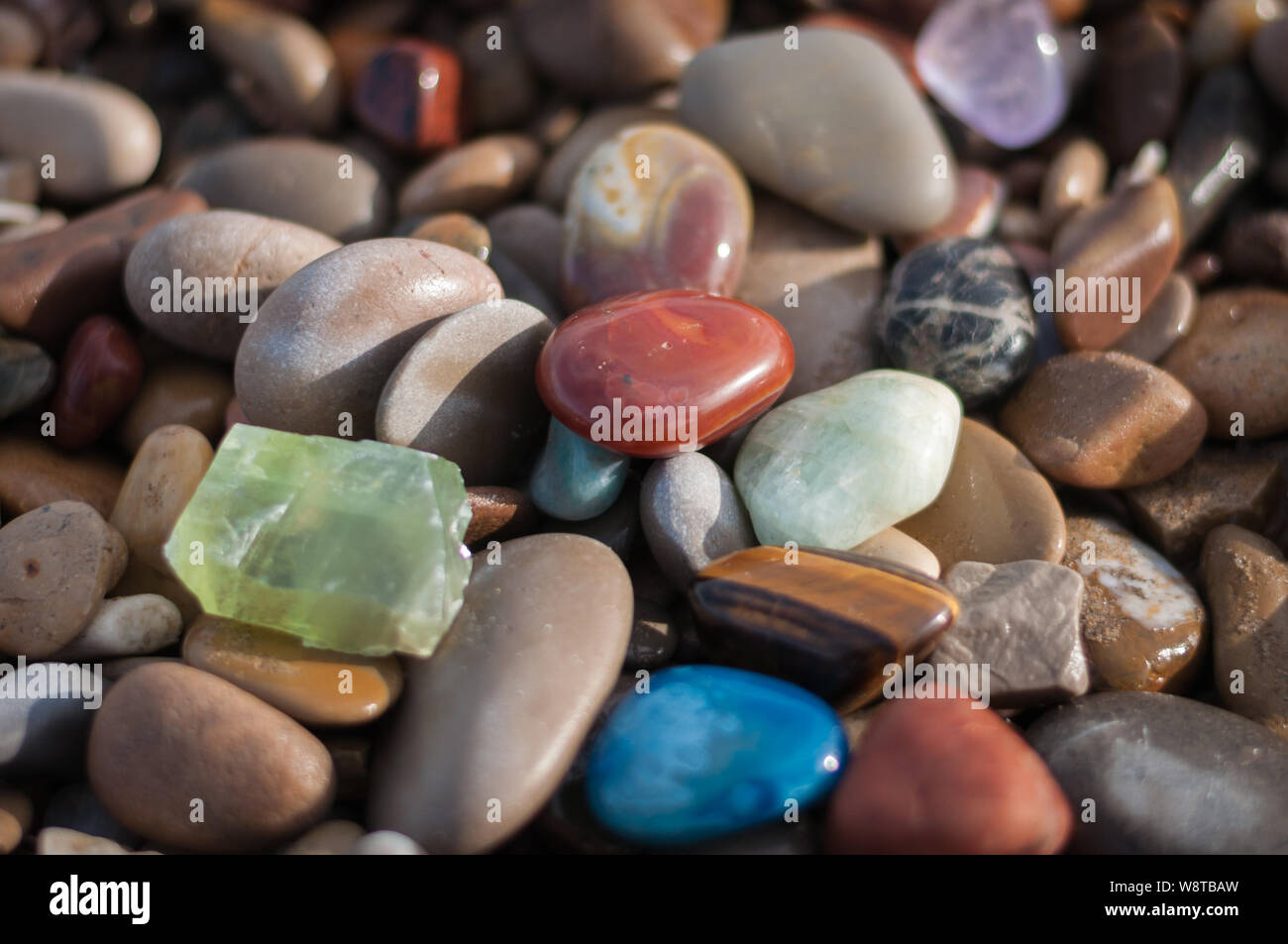 Gemstones on the beach hi-res stock photography and images - Alamy