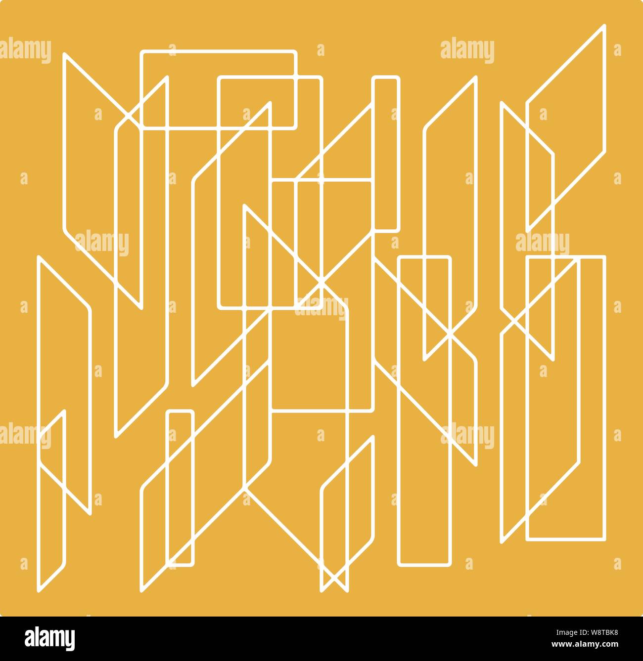 Vector illustration. Simple straight lines background in rectangular ...