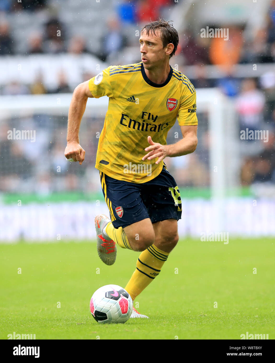 Arsenal's Nacho Monreal in action during the Premier League match at St ...