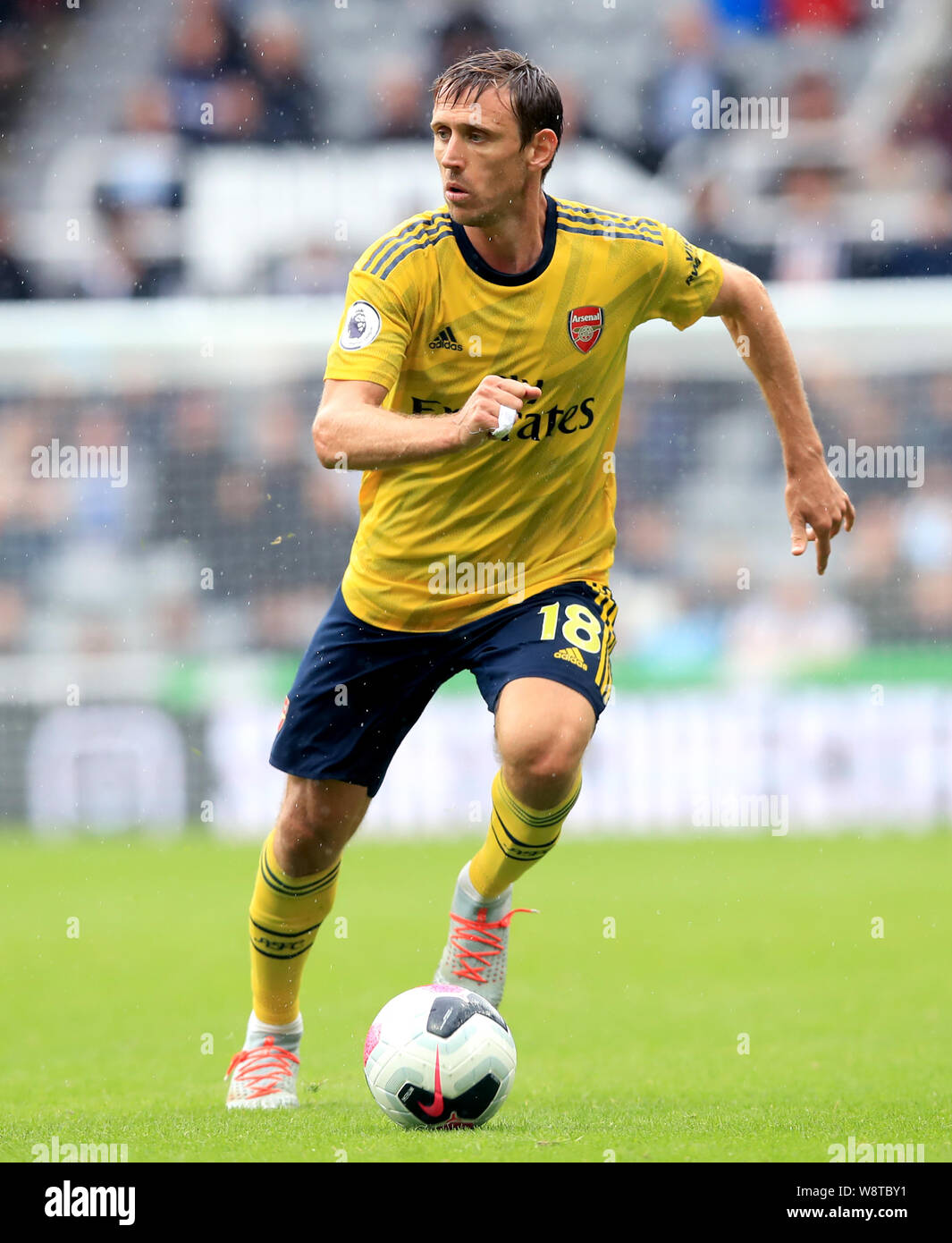 Arsenal's Nacho Monreal in action during the Premier League match at St ...