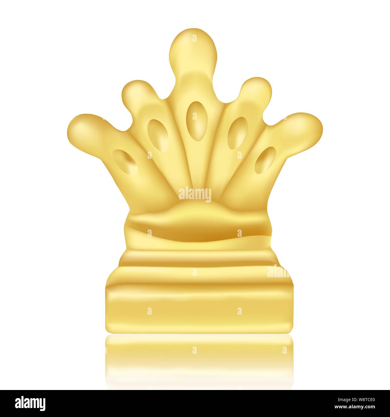 Golden prize or reward for victory on competitions for winner ...