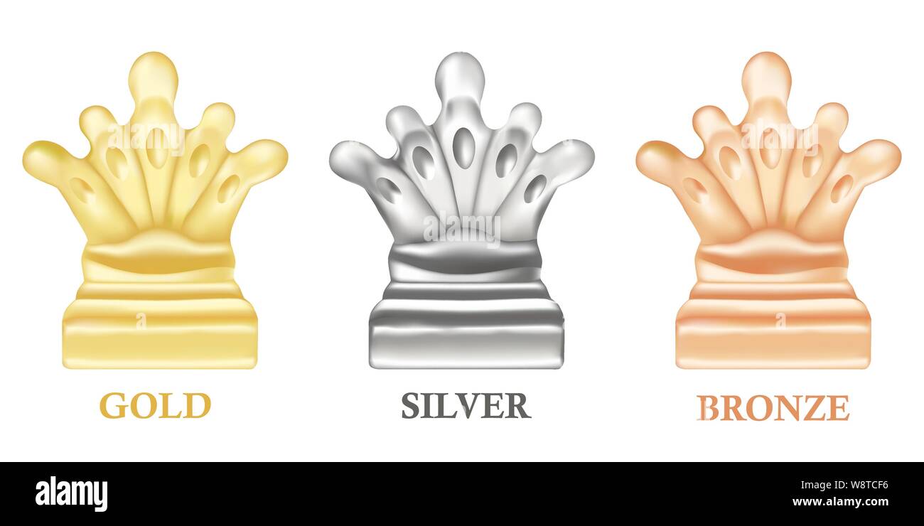 Three crowns vector vectors hi-res stock photography and images - Alamy