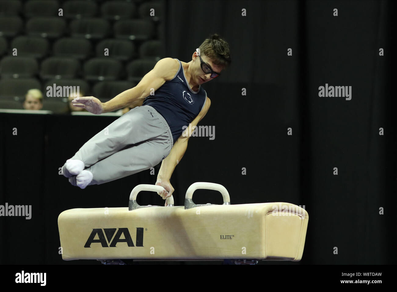 August 10, 2019: Gymnast Steven Nedoroscik competes during day two of ...