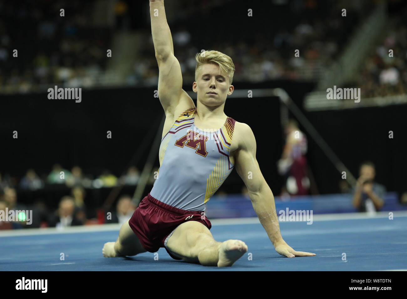 August 10, 2019: Gymnast Shane Wiskus competes during day two of the ...