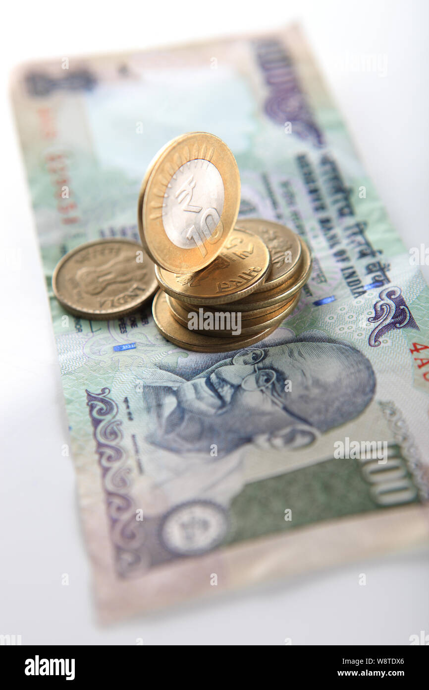 Indian ten rupee coin hi-res stock photography and images - Alamy