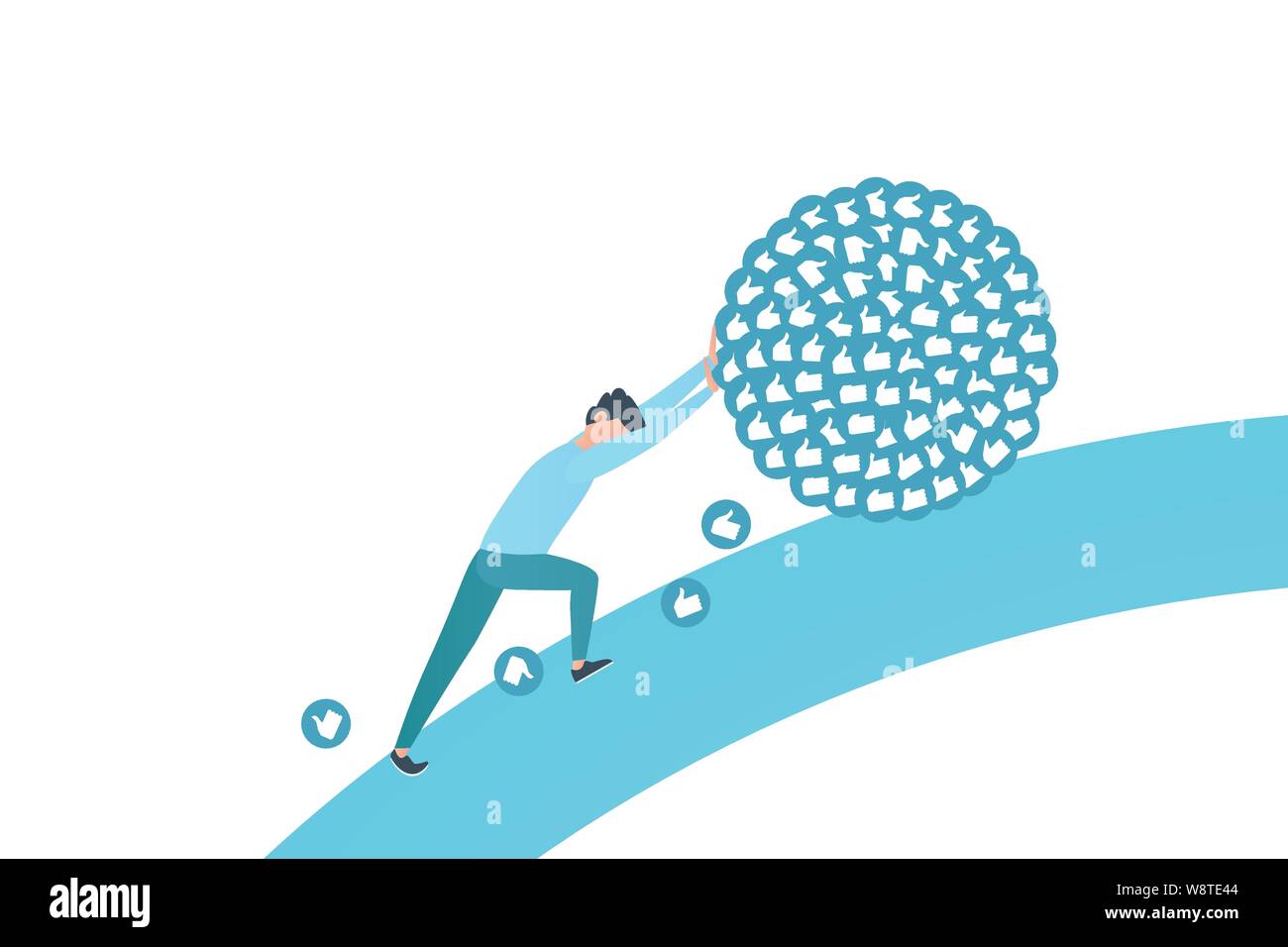 Blogger pushes bunch of influencer likes. Influencer hard work in ...