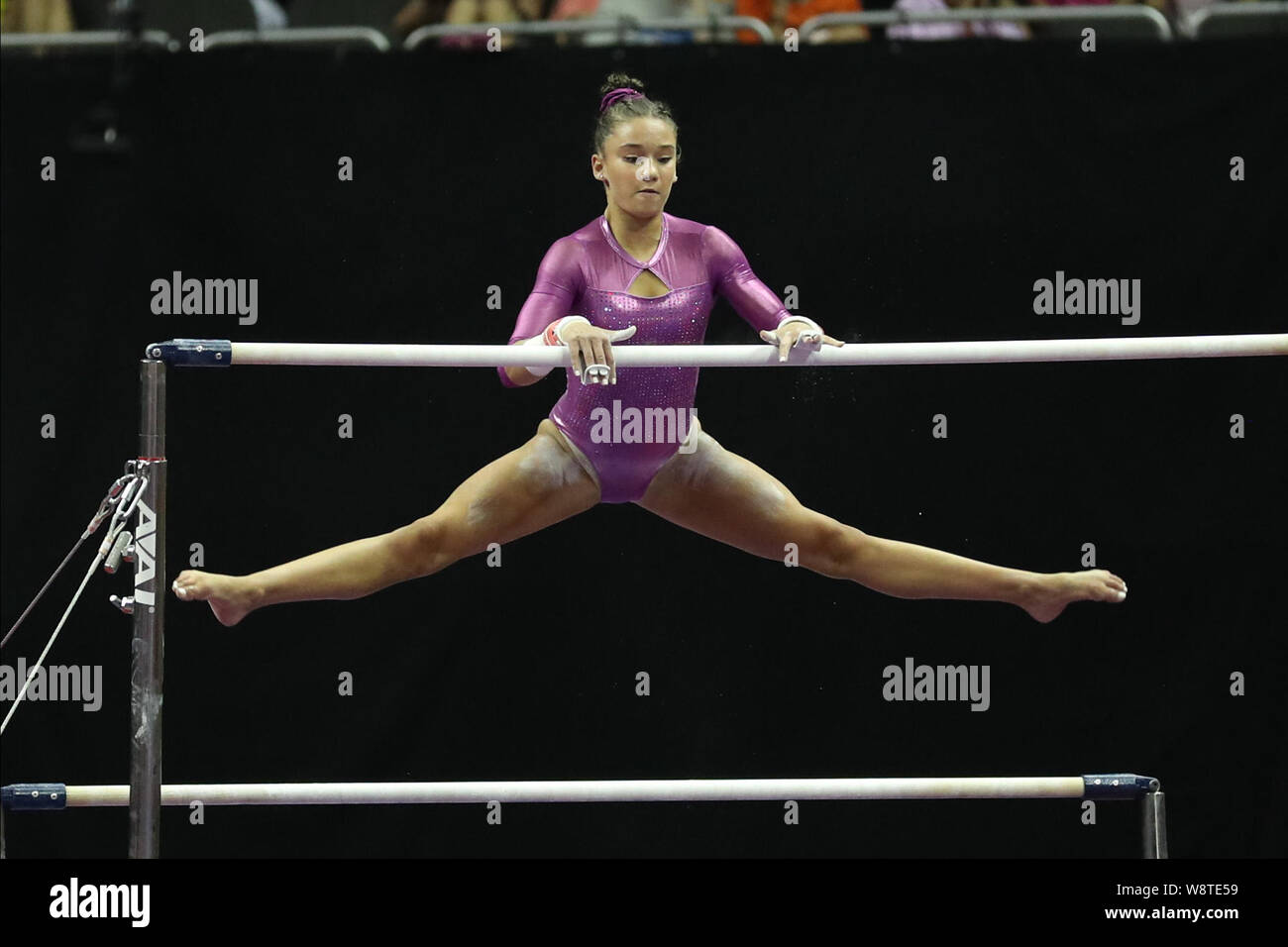 August 9, 2019: Gymnast Ariel Posen competes during day one of the ...