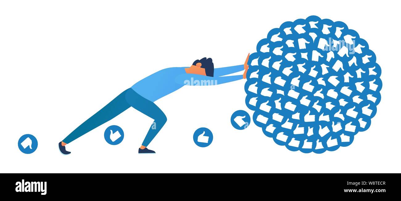 Blogger pushes bunch of influencer likes. Influencer hard work in ...