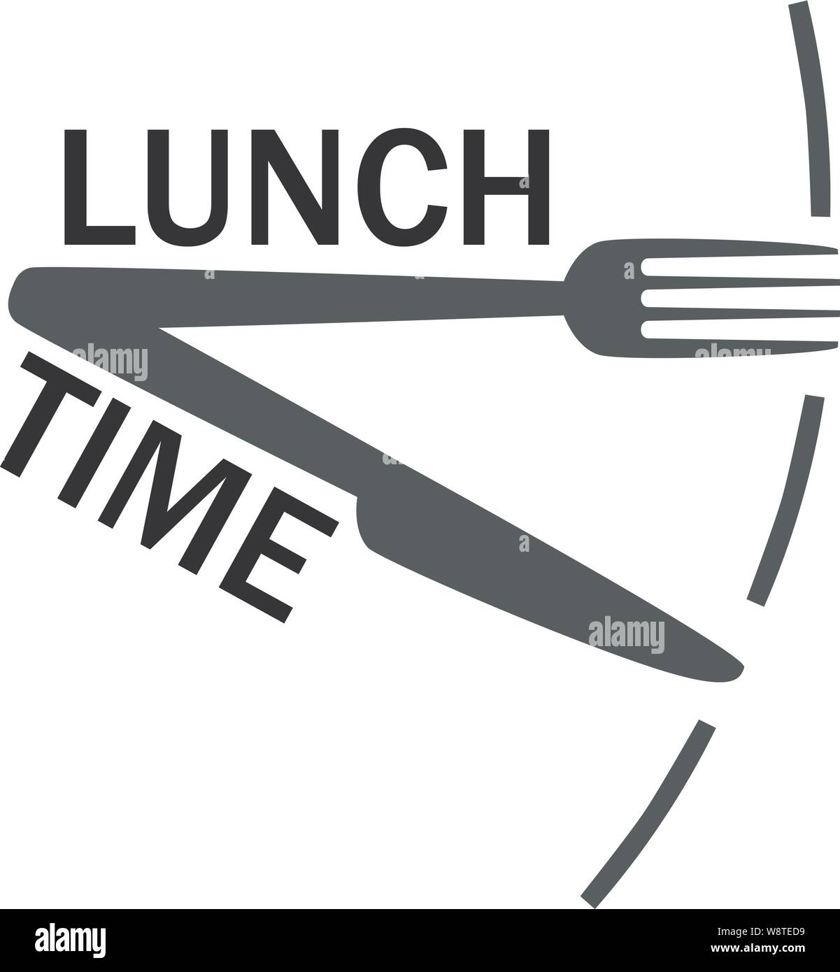 Lunch time text hi-res stock photography and images - Alamy