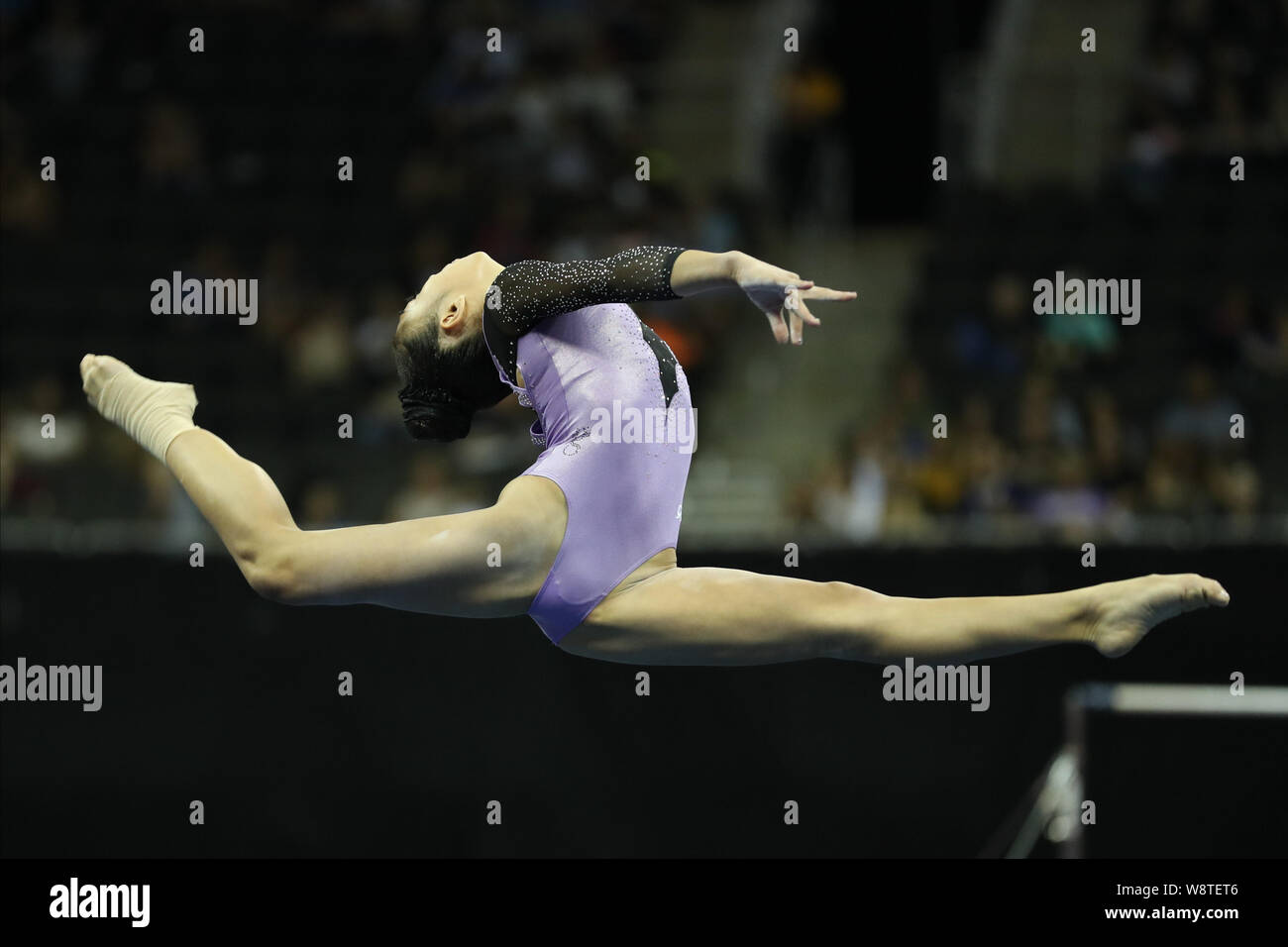 August 9, 2019: Gymnast Kailin Chio competes during day one of the ...