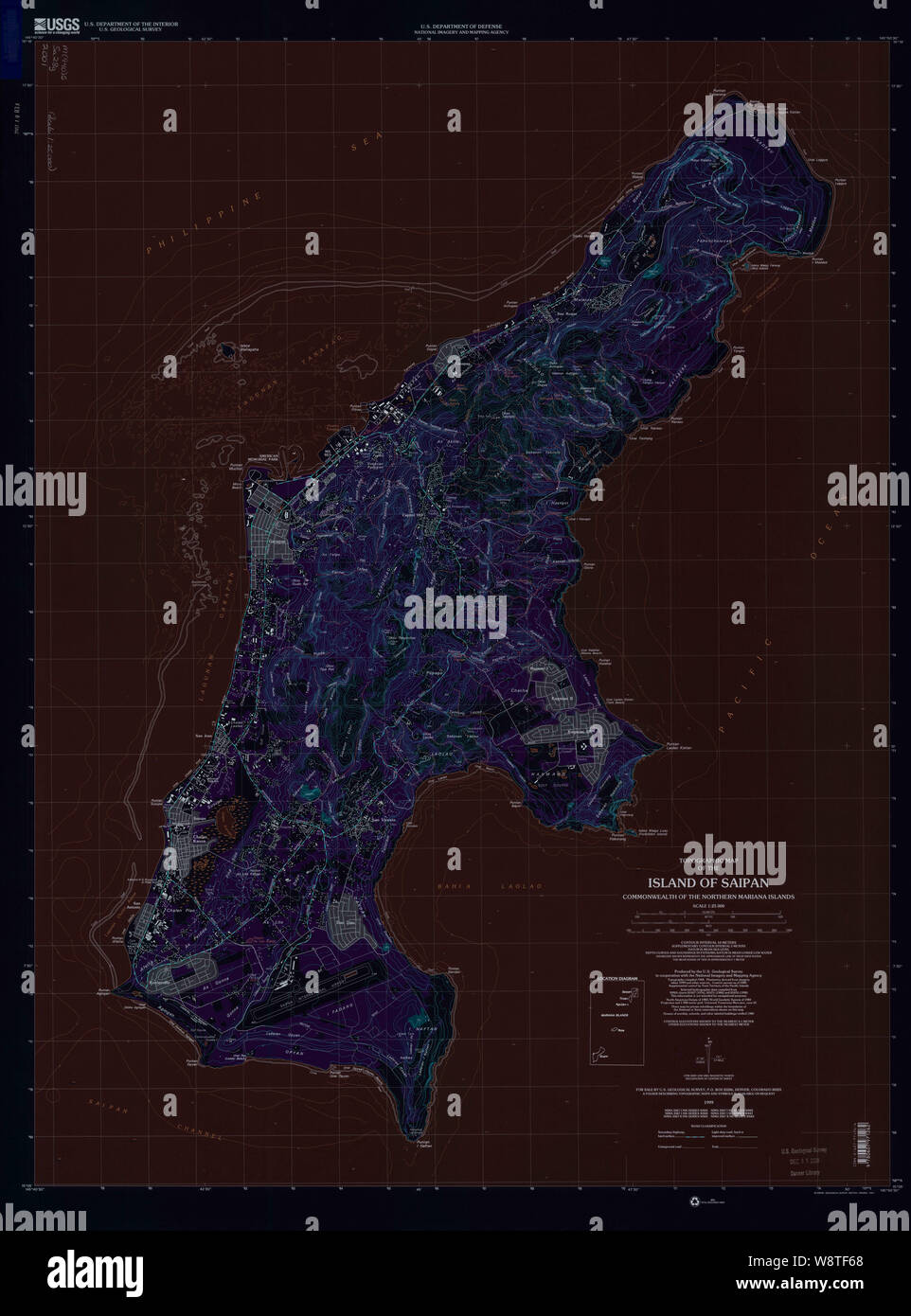 Northern mariana islands map hi-res stock photography and images - Alamy