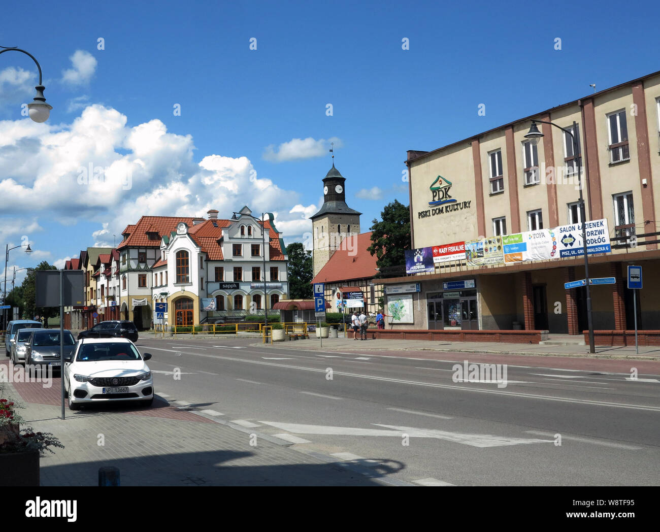 Culture house from the communist period and historical pre-war ...