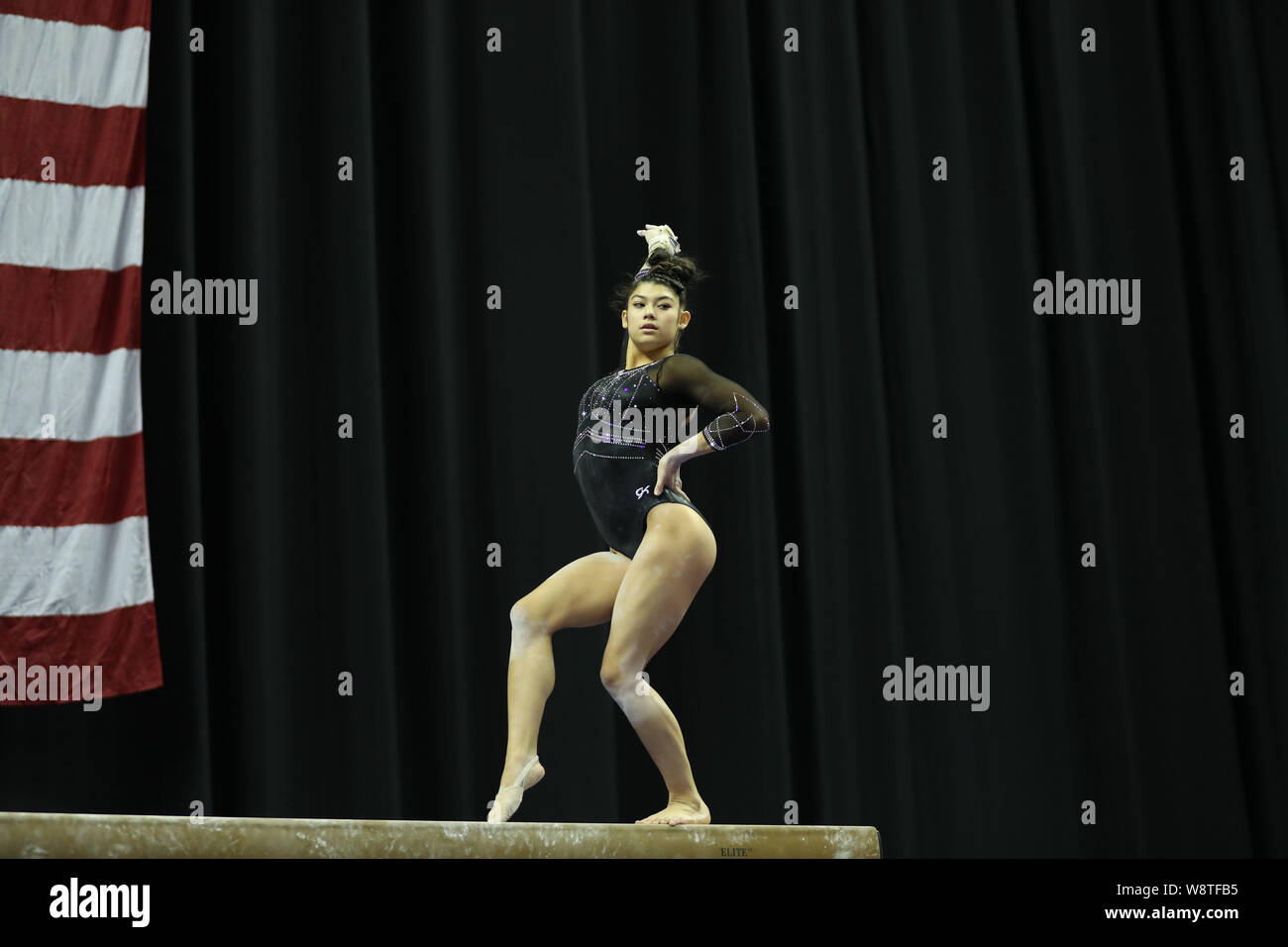 August 9, 2019: Gymnast Kayla DiCello competes during day one of the ...